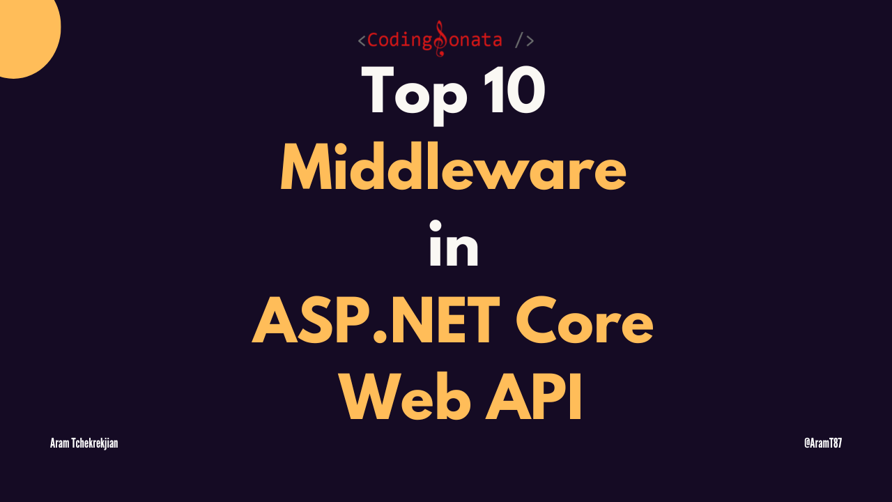 Top 10 Middleware In Aspnet Core Web Api Coding Sonata