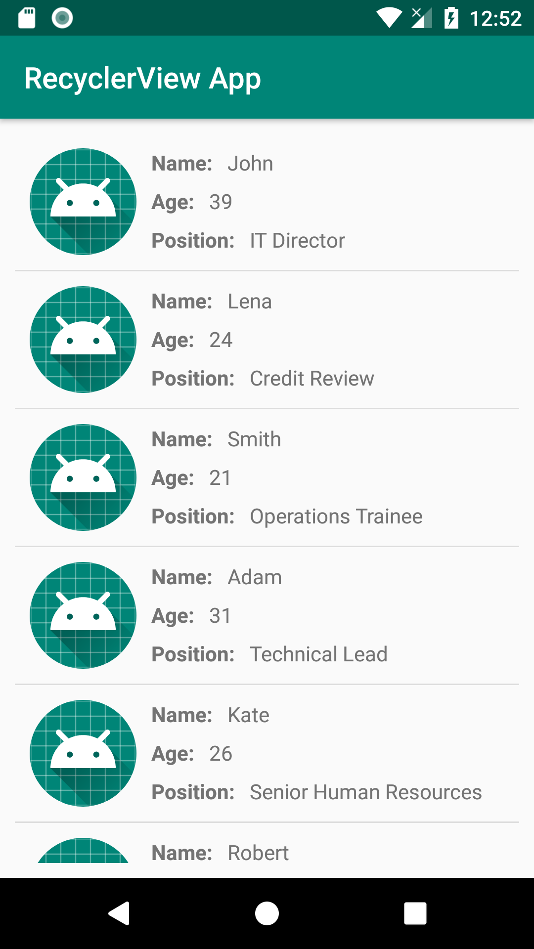 Android Recyclerview Tutorial Coding Sonata