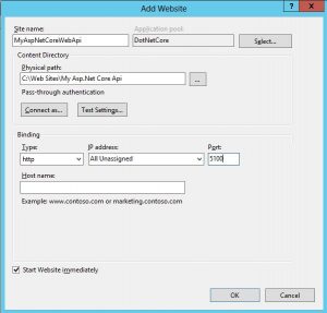 Deploy ASP.NET Core Web API on IIS - Coding Sonata