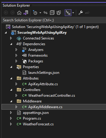 Secure ASP.NET Core Web API using API Key Authentication - Coding Sonata